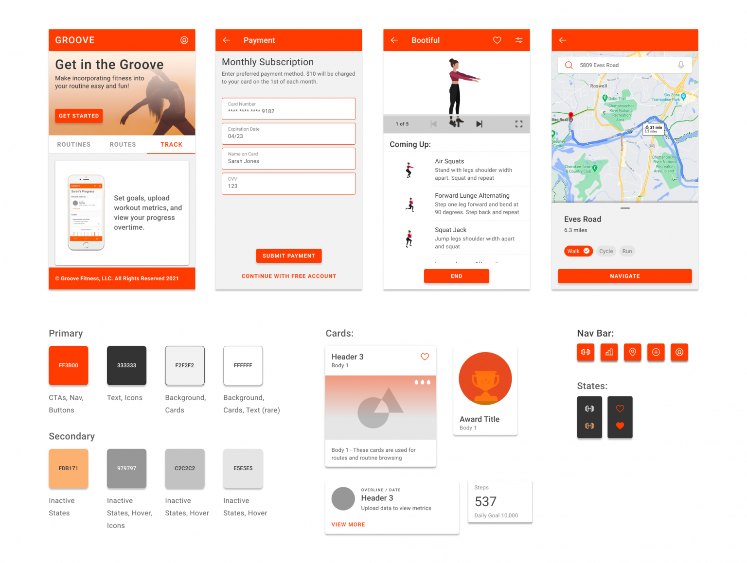 Groove UI Design – Stephanie Bippert